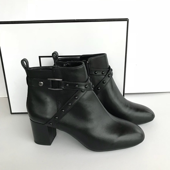 Alex Marie | Shoes | Alex Marie Shylo Block Heel Booties Black | Poshmark